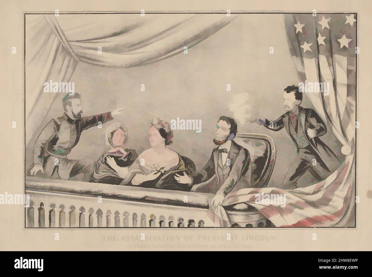 Art inspired by The Assassination of President Lincoln at Ford's ...