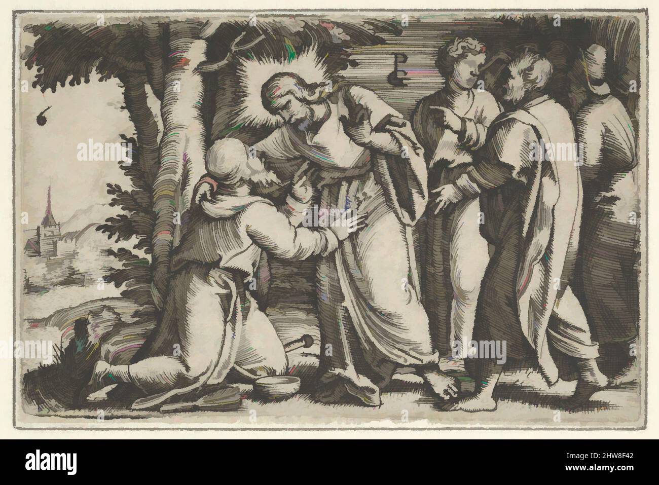 Christ healing the leper hi-res stock photography and images - Alamy