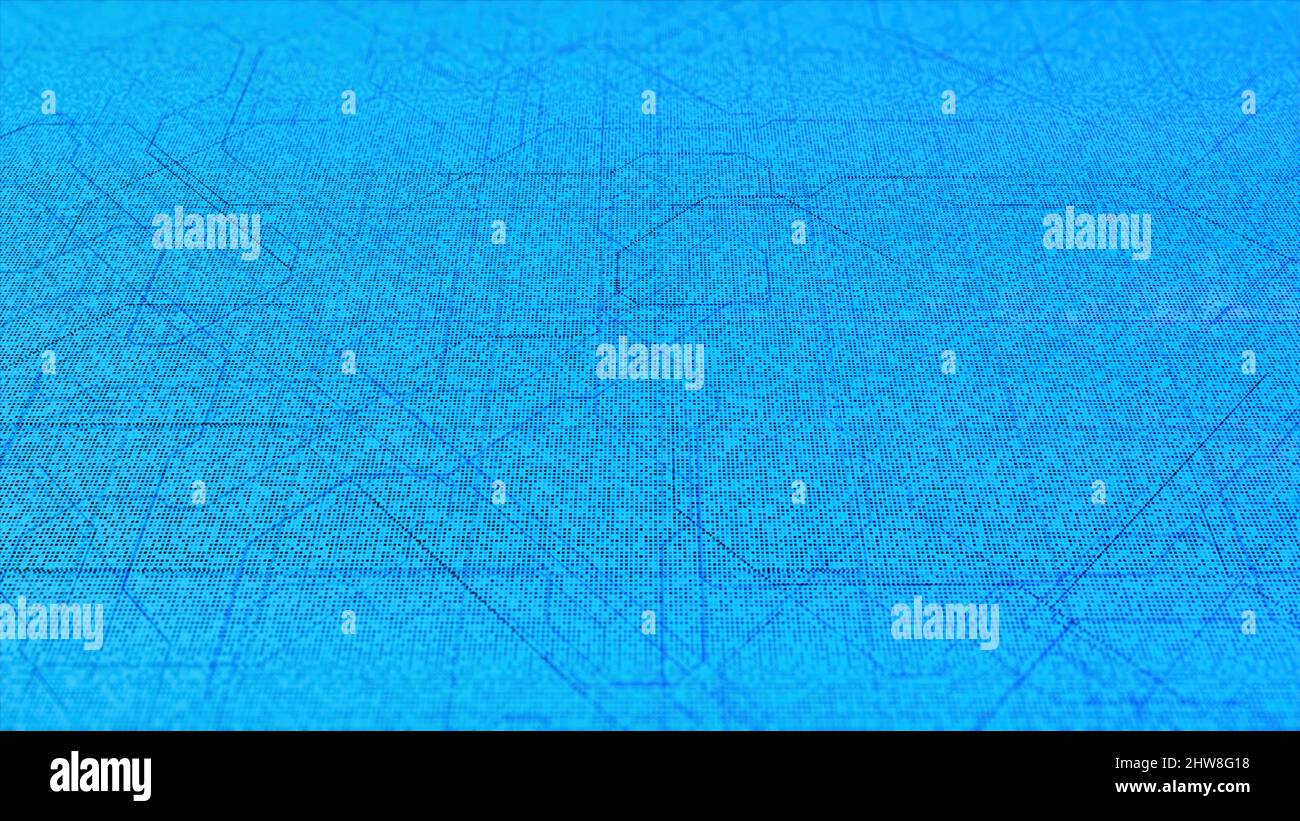 Board diagram of moving lines. Animation. Bright technological ...