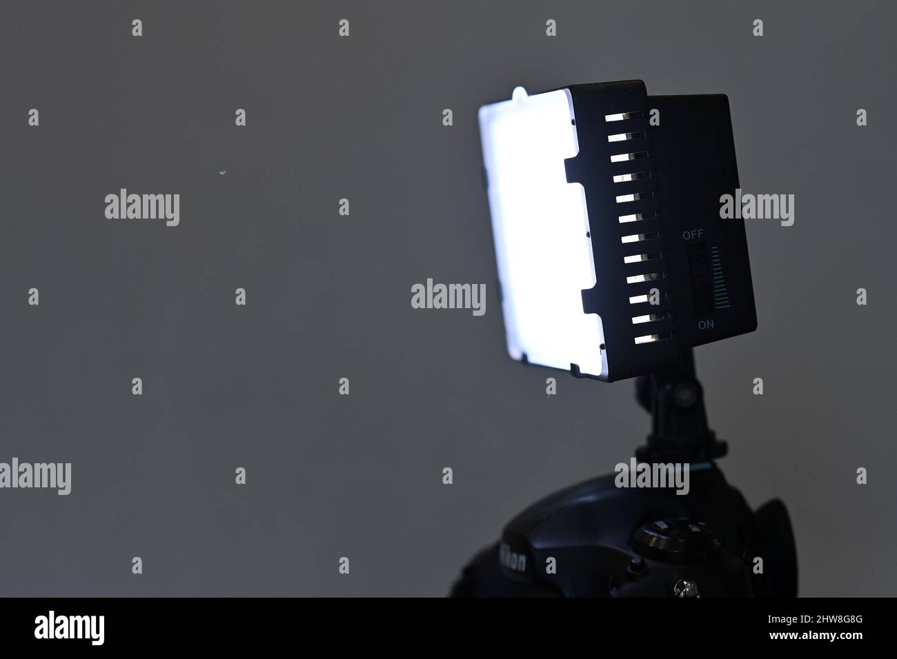 Led light panel. Manchester, UK Stock Photo - Alamy