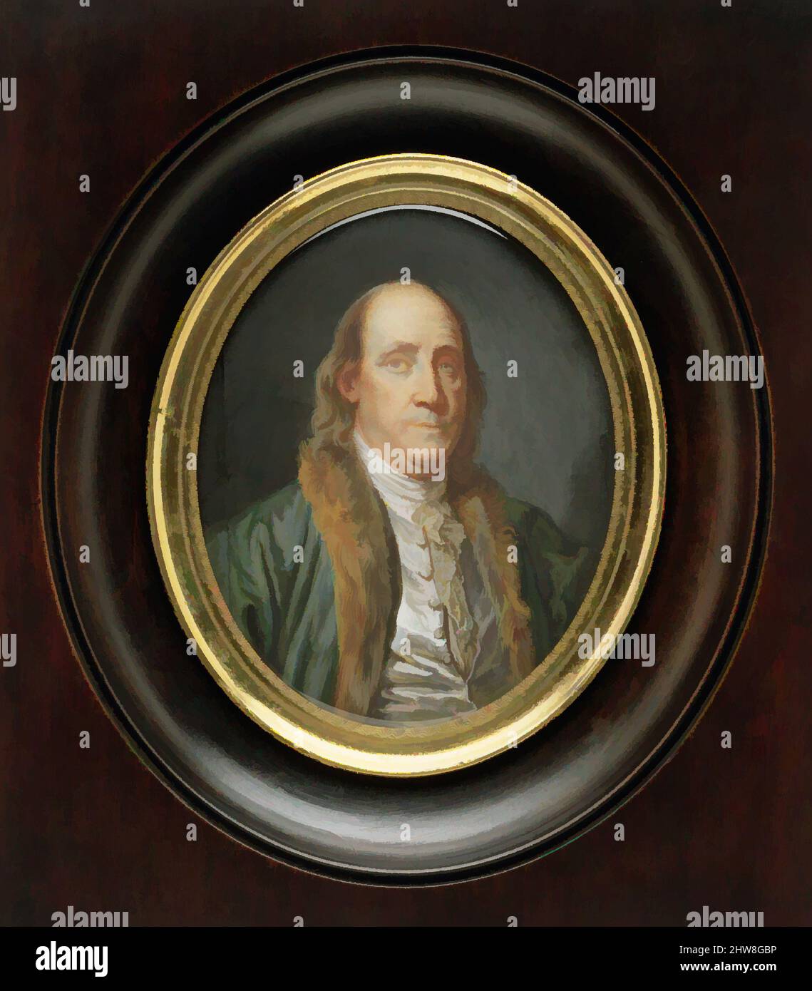 Art inspired by Benjamin Franklin (1706–1790), after a Painting by ...