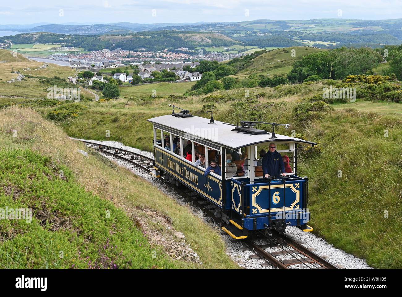 Great Orme Tramway, Great Orme, Wales, UK. August 2021 Stock Photo - Alamy