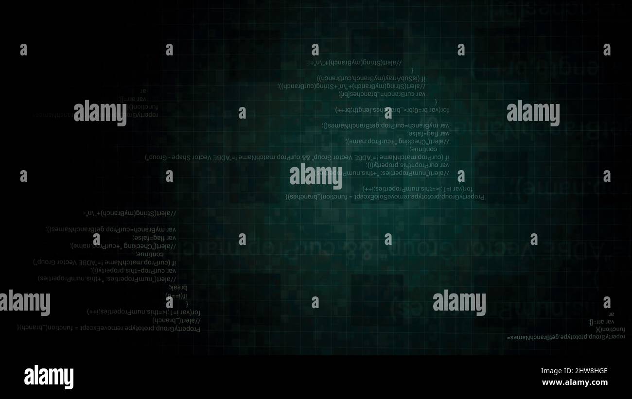 Blocks of abstract program code are written with the background ...