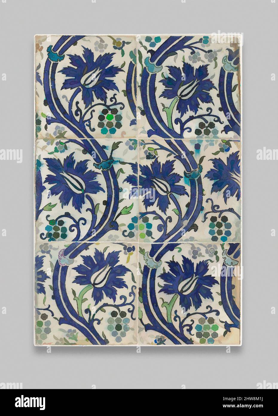 Art inspired by Tile Panel with Wavy-vine Design, 16th–17th century ...