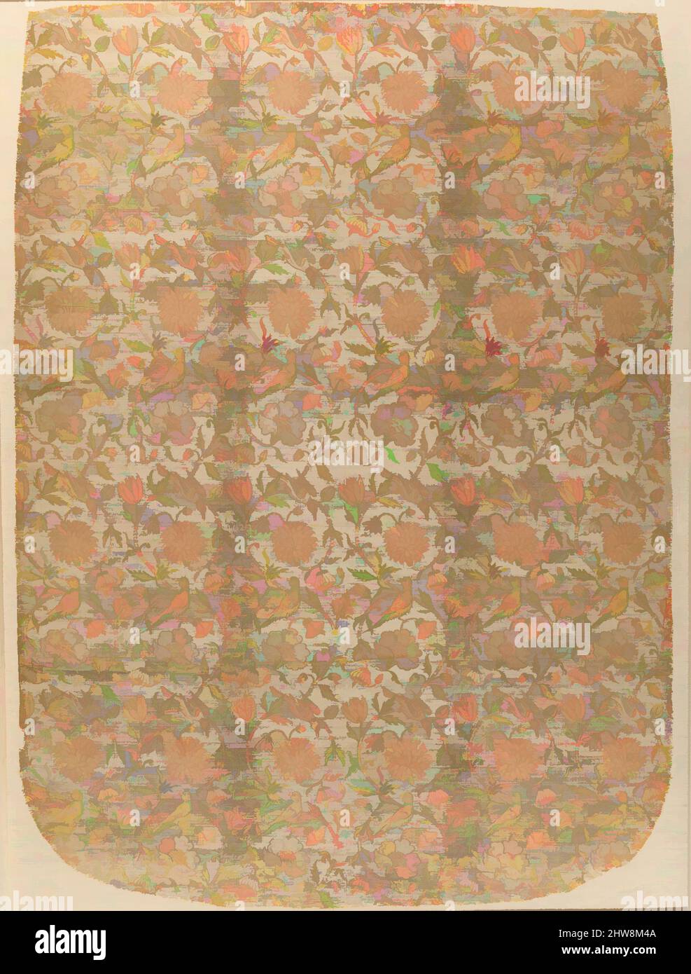 Art inspired by Textile Panel with Birds amid Flowering Vines, first ...