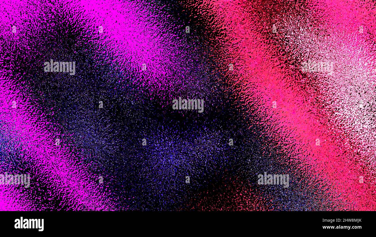 Abstract grainy glass texture with blurred light flares behind it ...