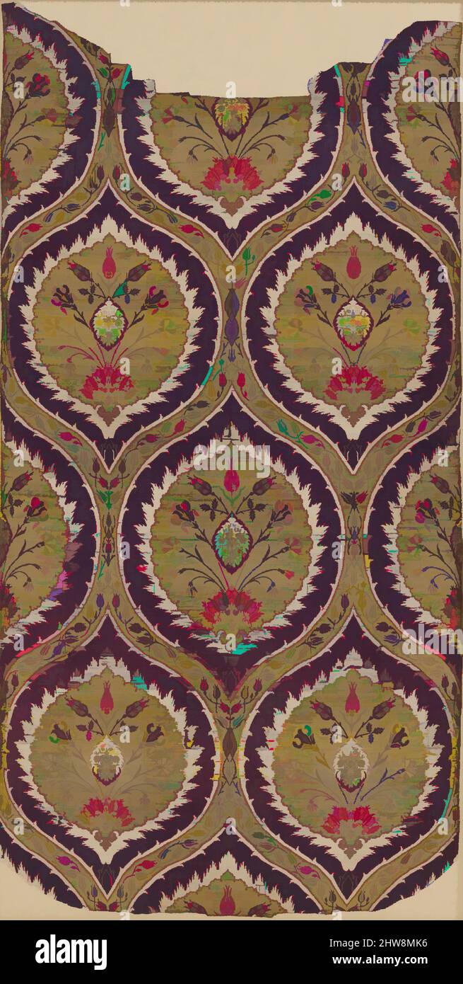 Art inspired by Fragmentary Loom Width with Ogival Pattern, ca. 1570–80 ...