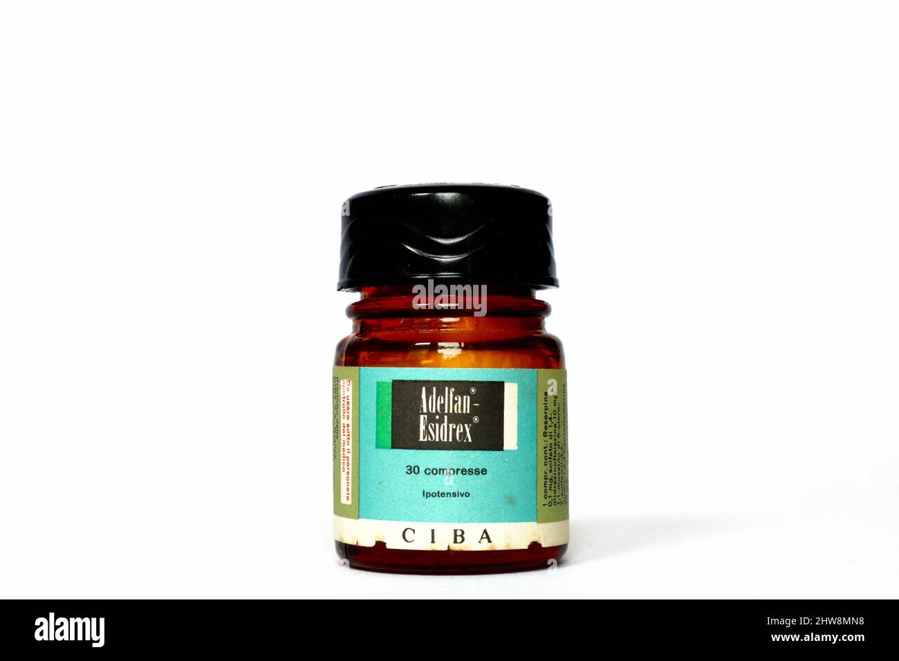 Vintage 1950s ADELFAN-ESIDREX CIBA, Hypotensive medicine with Reserpine ...