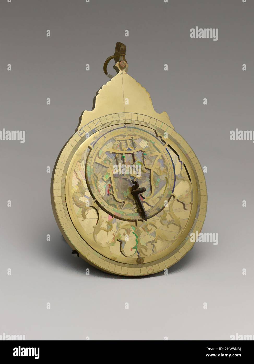 Art inspired by Planispheric Astrolabe, dated A.H. 1065/ A.D. 1654–55 ...