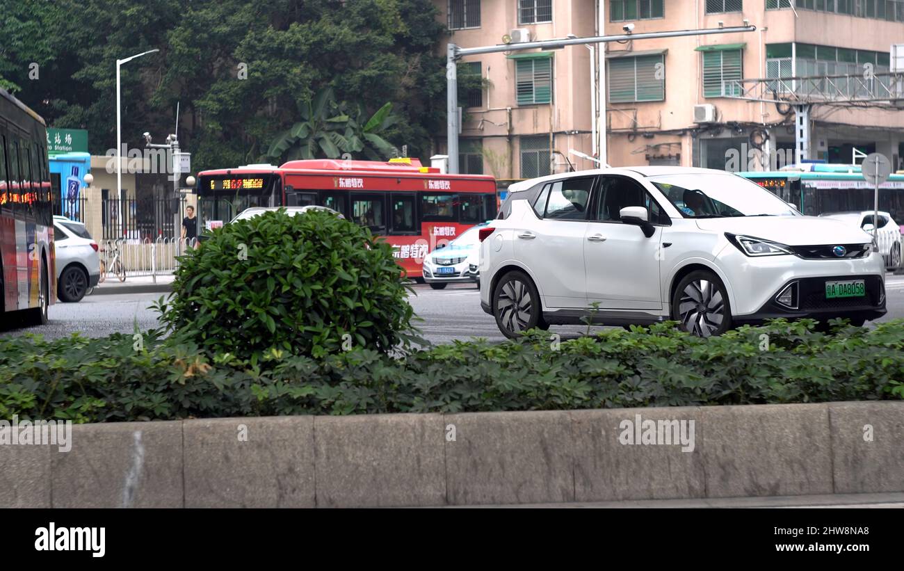 Guangzhou china traffic buses hi-res stock photography and images - Alamy