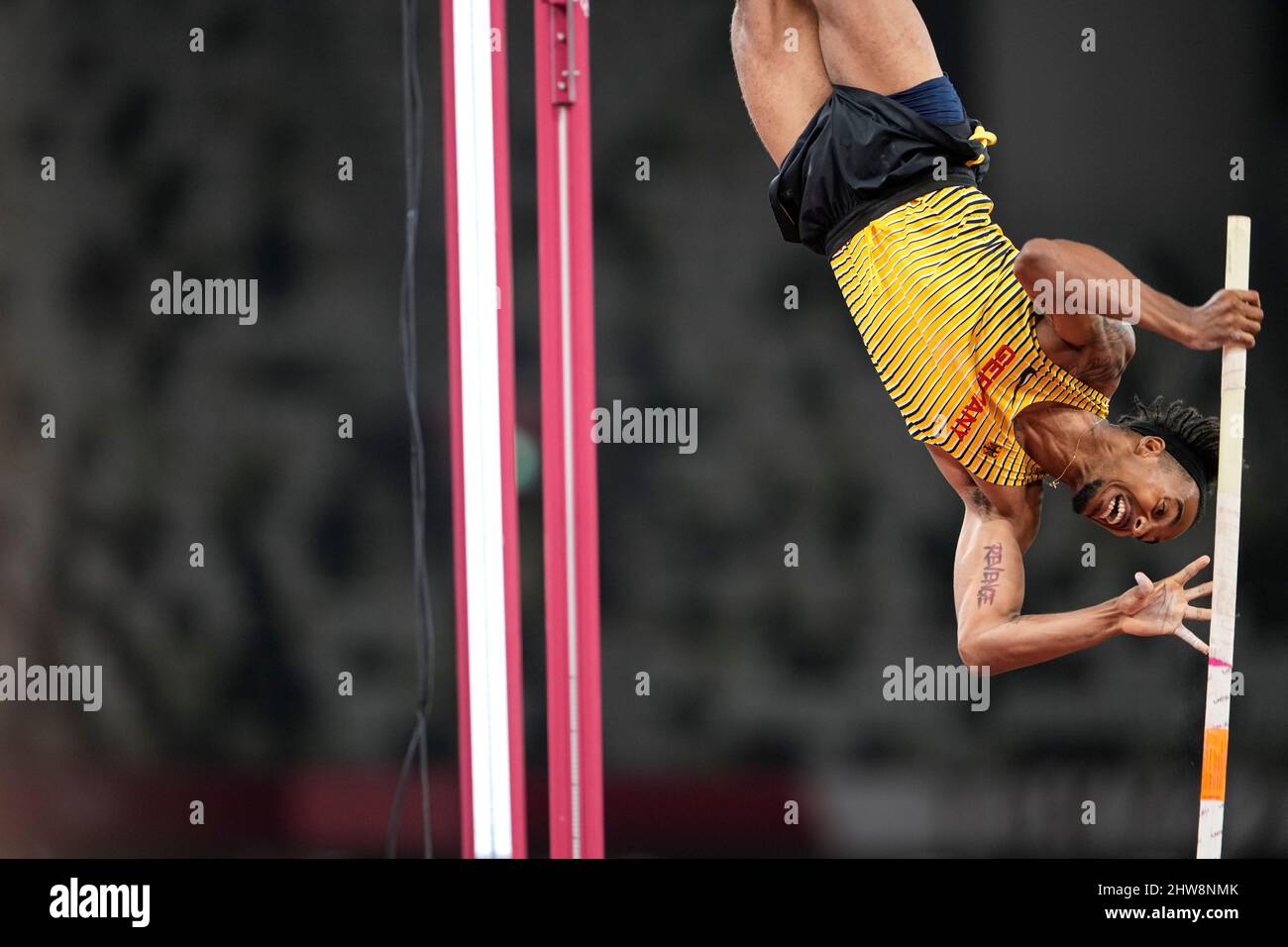Bo Kanda Lita Baehre participating in the Tokyo 2020 Olympics in the ...