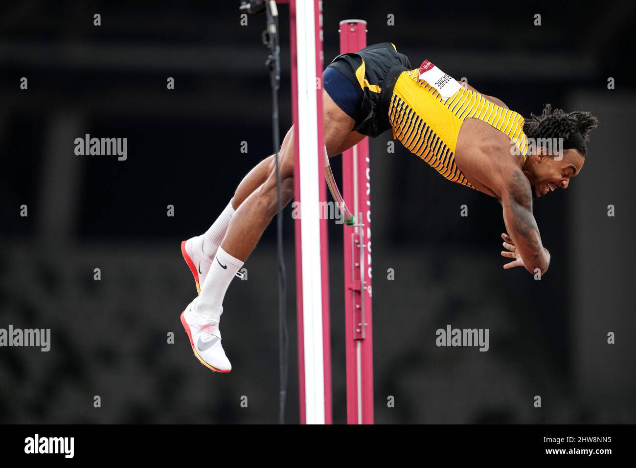 Bo Kanda Lita Baehre participating in the Tokyo 2020 Olympics in the ...