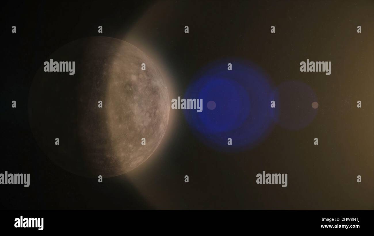 Solar System - Mercury. It is the smallest and closest to the Sun of ...