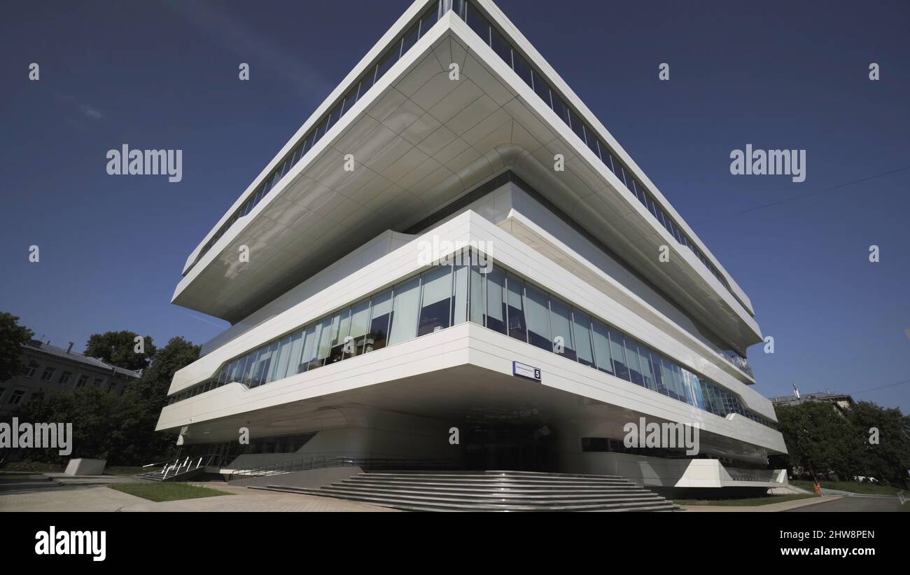 Amazing Dominion Tower, business center located in Moscow, Russia ...