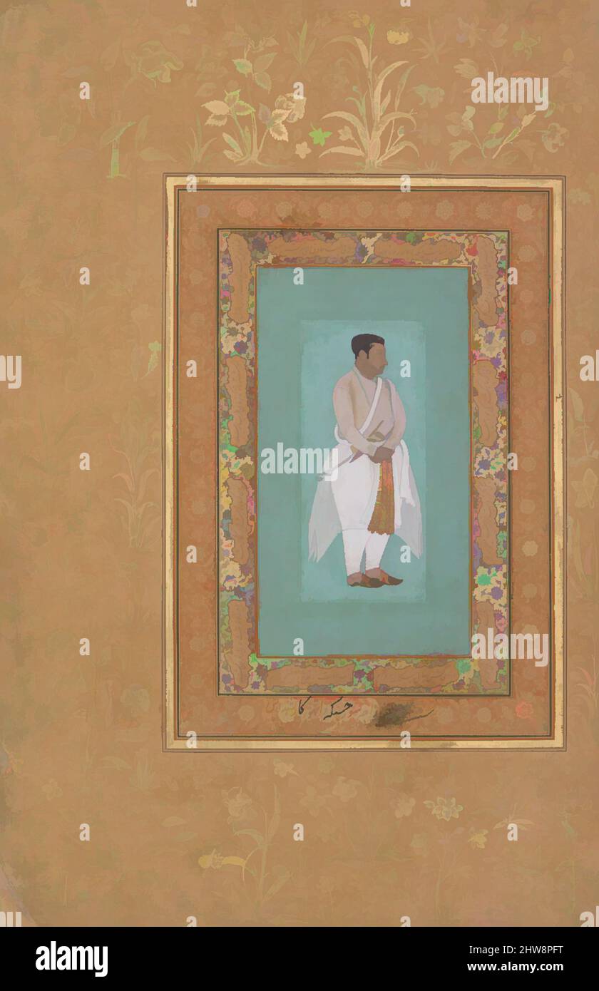 Art inspired by recto: 'Portrait of Raja Suraj Singh Rathor', verso ...