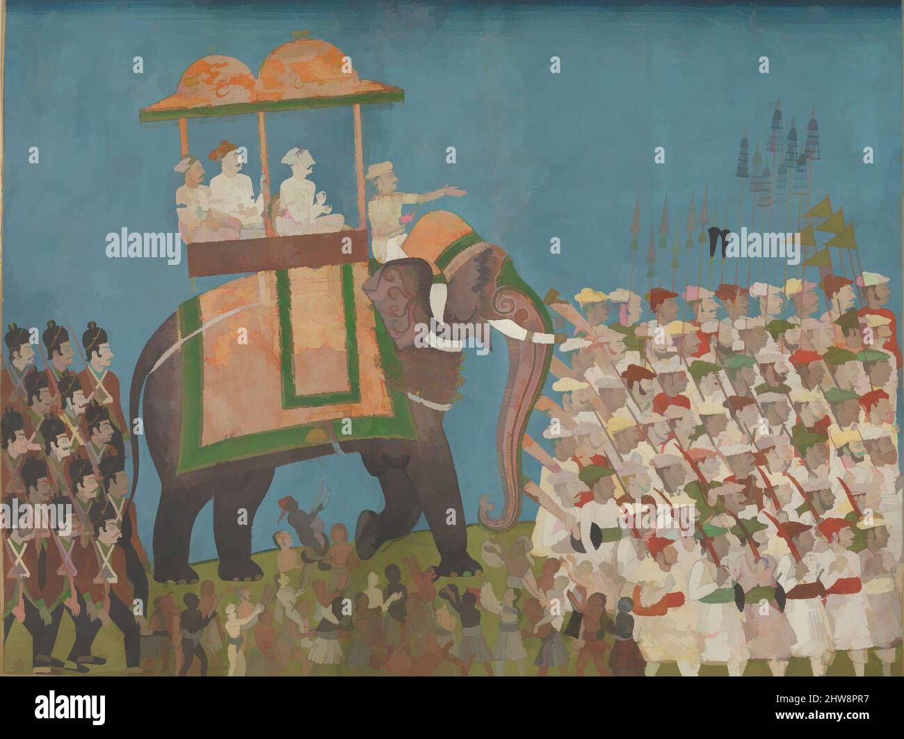 Elephant palanquin hi-res stock photography and images - Alamy
