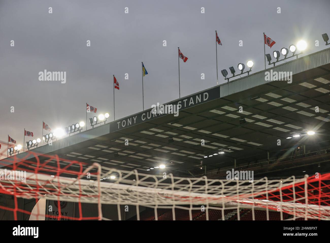 The Tony Currie Stand at Bramall Lane Stock Photo - Alamy