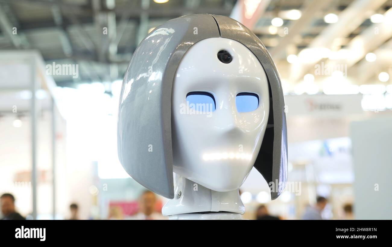 Exhibition automatic face recognition hi-res stock photography and ...