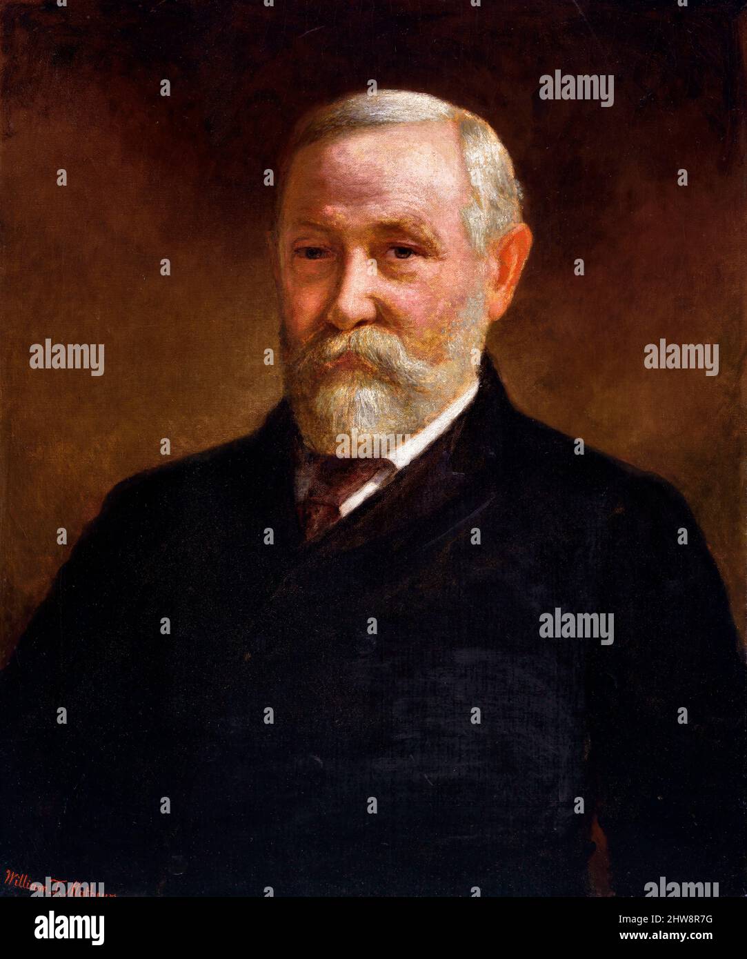Benjamin Harrison. Portrait of the 23rd US President, Benjamin Harrison ...
