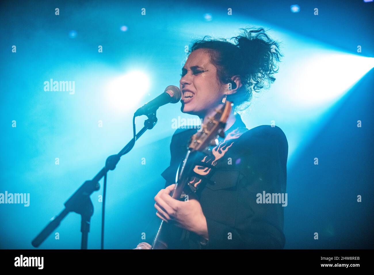Alice Wonder performing at La 2 de Apolo, Barcelona 25 Feb. 2022 ...