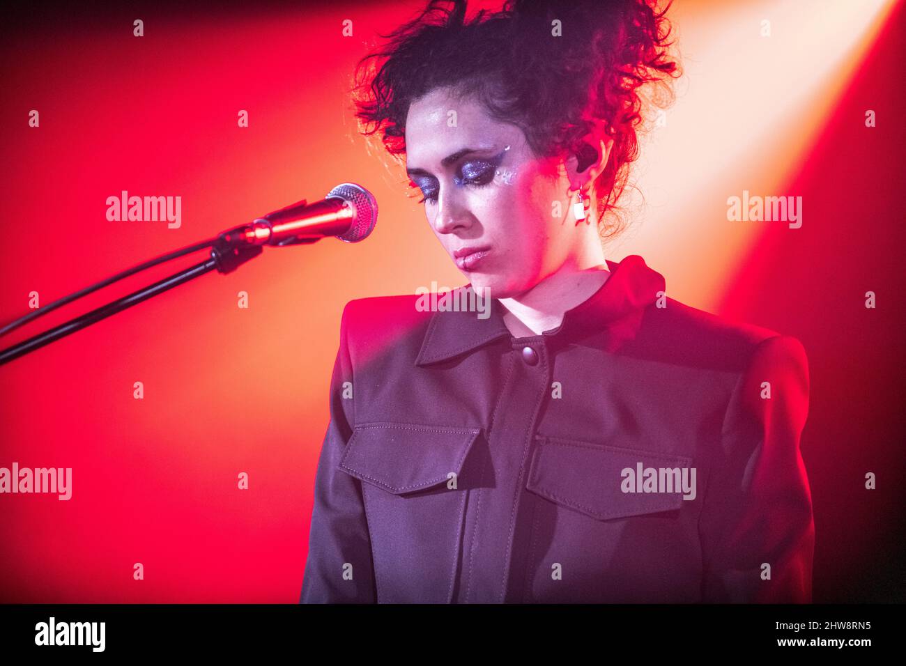 Alice Wonder performing at La 2 de Apolo, Barcelona 25 Feb. 2022 ...