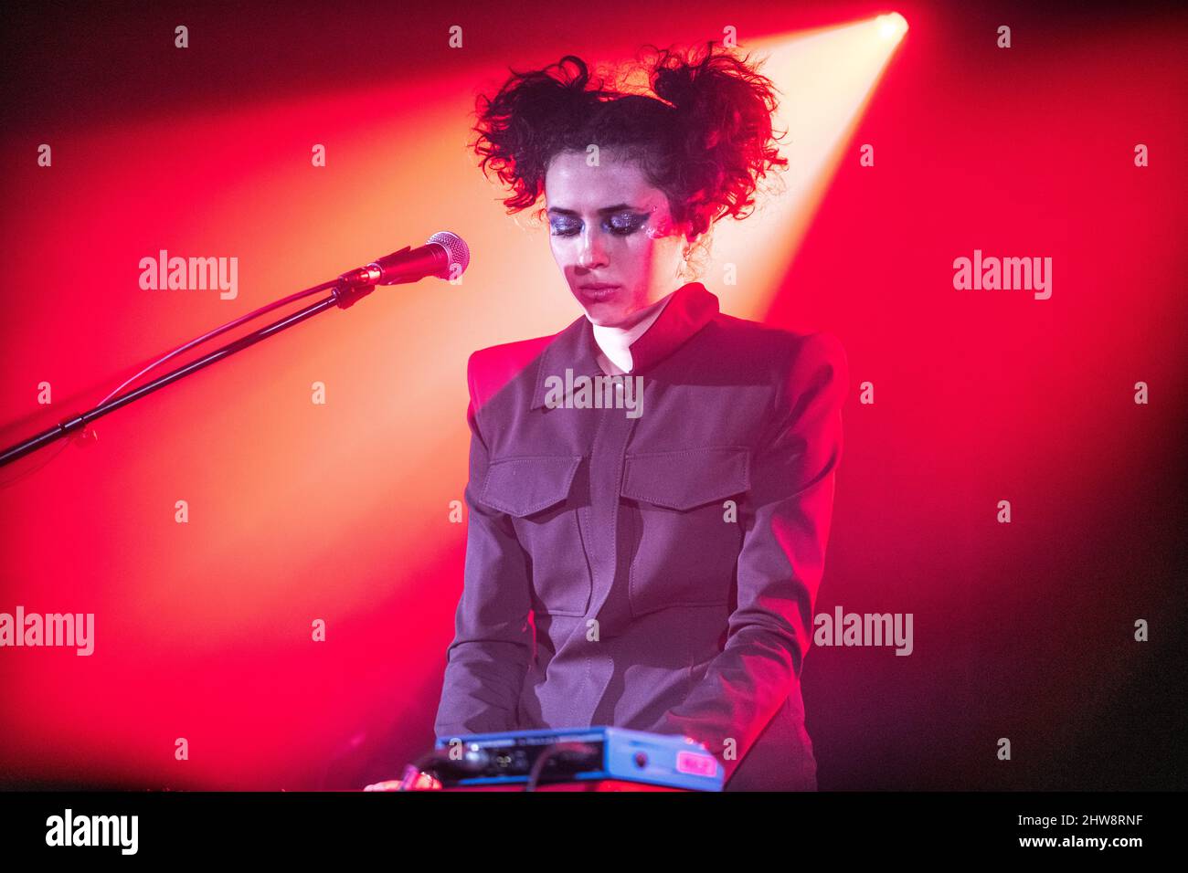Alice Wonder performing at La 2 de Apolo, Barcelona 25 Feb. 2022 ...