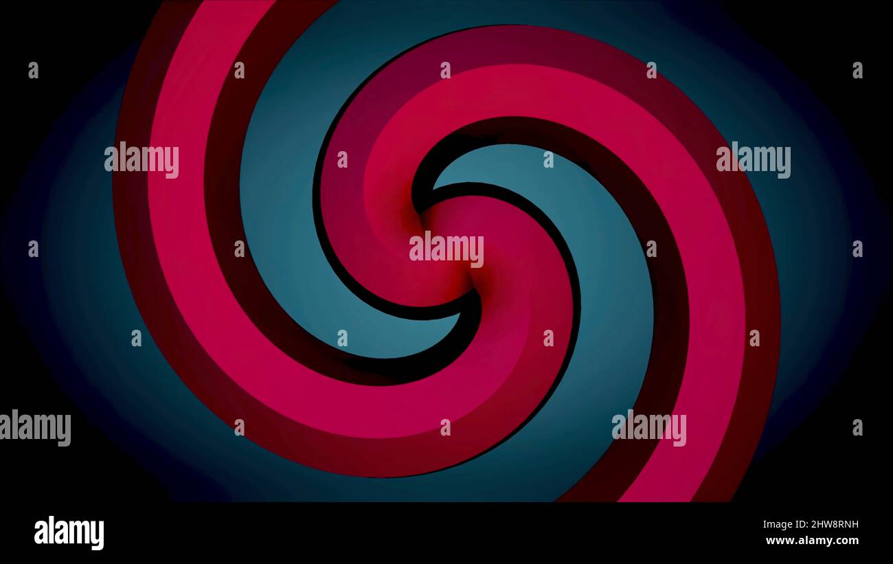 Abstract soft color spiral shape dotted animation background. Color ...