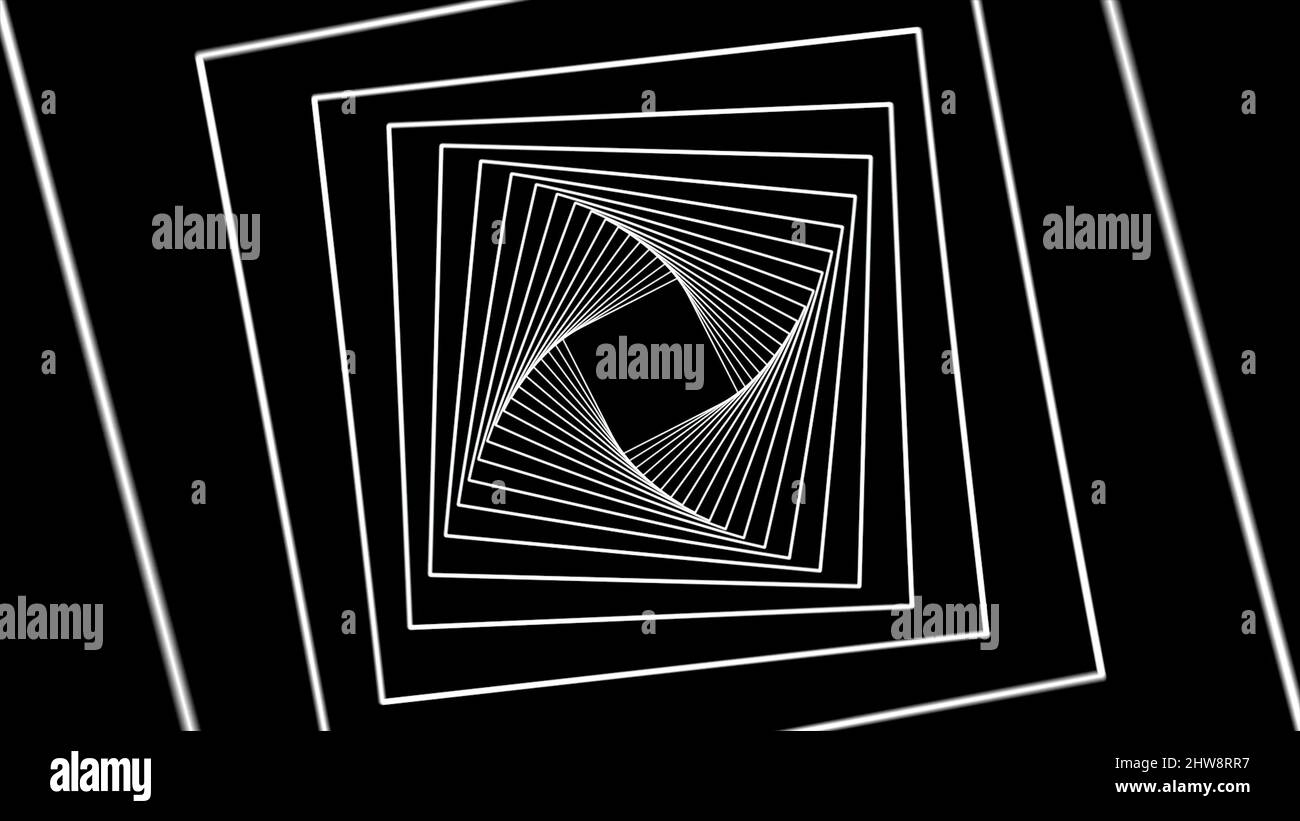 Abstract animation rotating of shape. Abstract computer rendering Stock ...