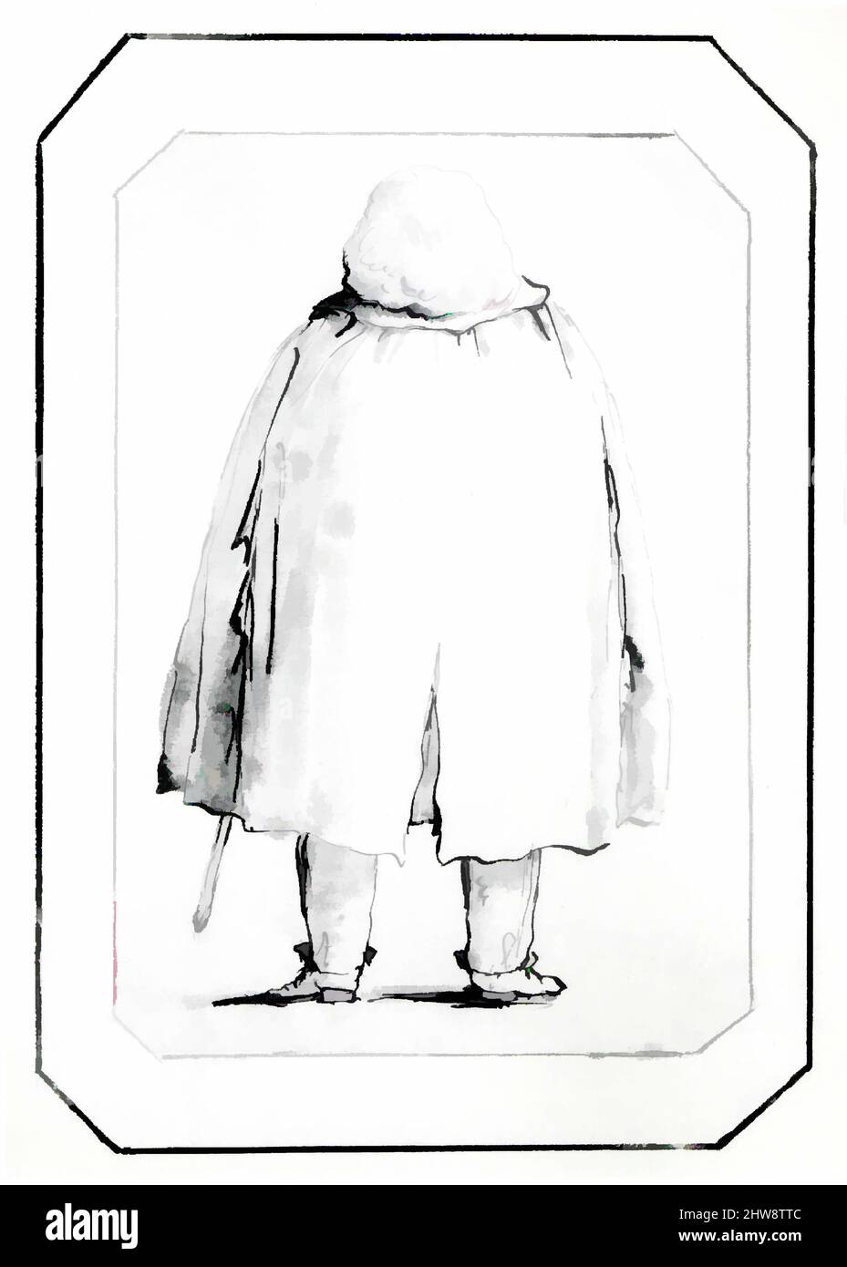 Man in brown cloak Cut Out Stock Images & Pictures - Alamy