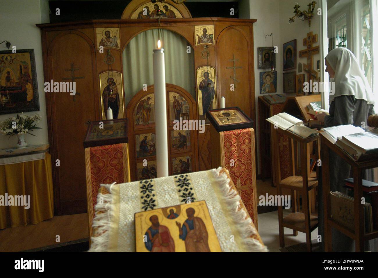 Rome, Italy 29/06/2005: Monastery of cloistered nuns Dormizione di ...