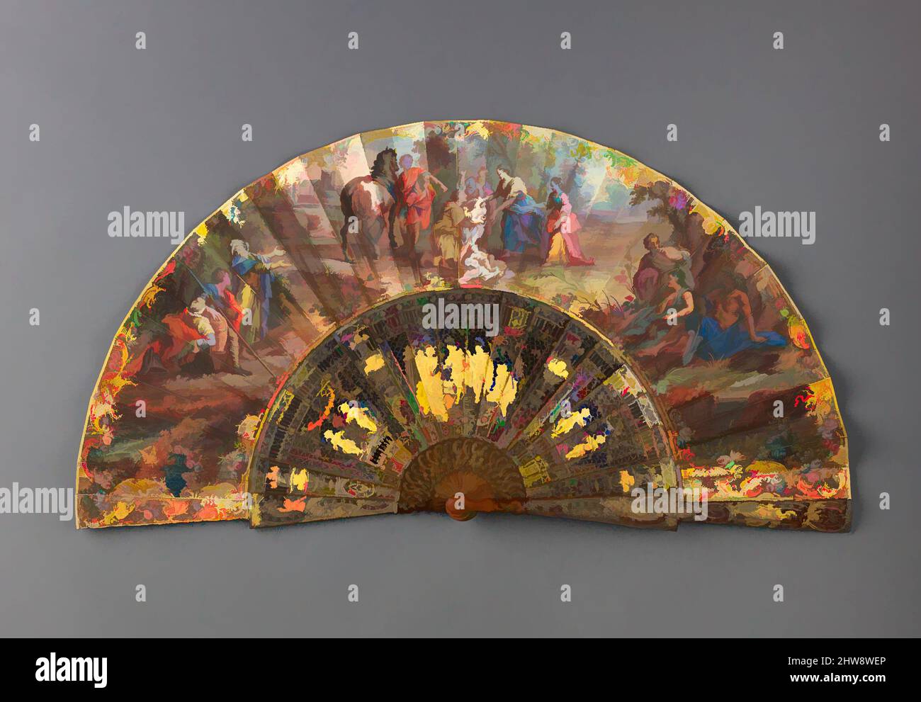 Art inspired by Folding fan with The Finding of Romulus and Remus, mid ...