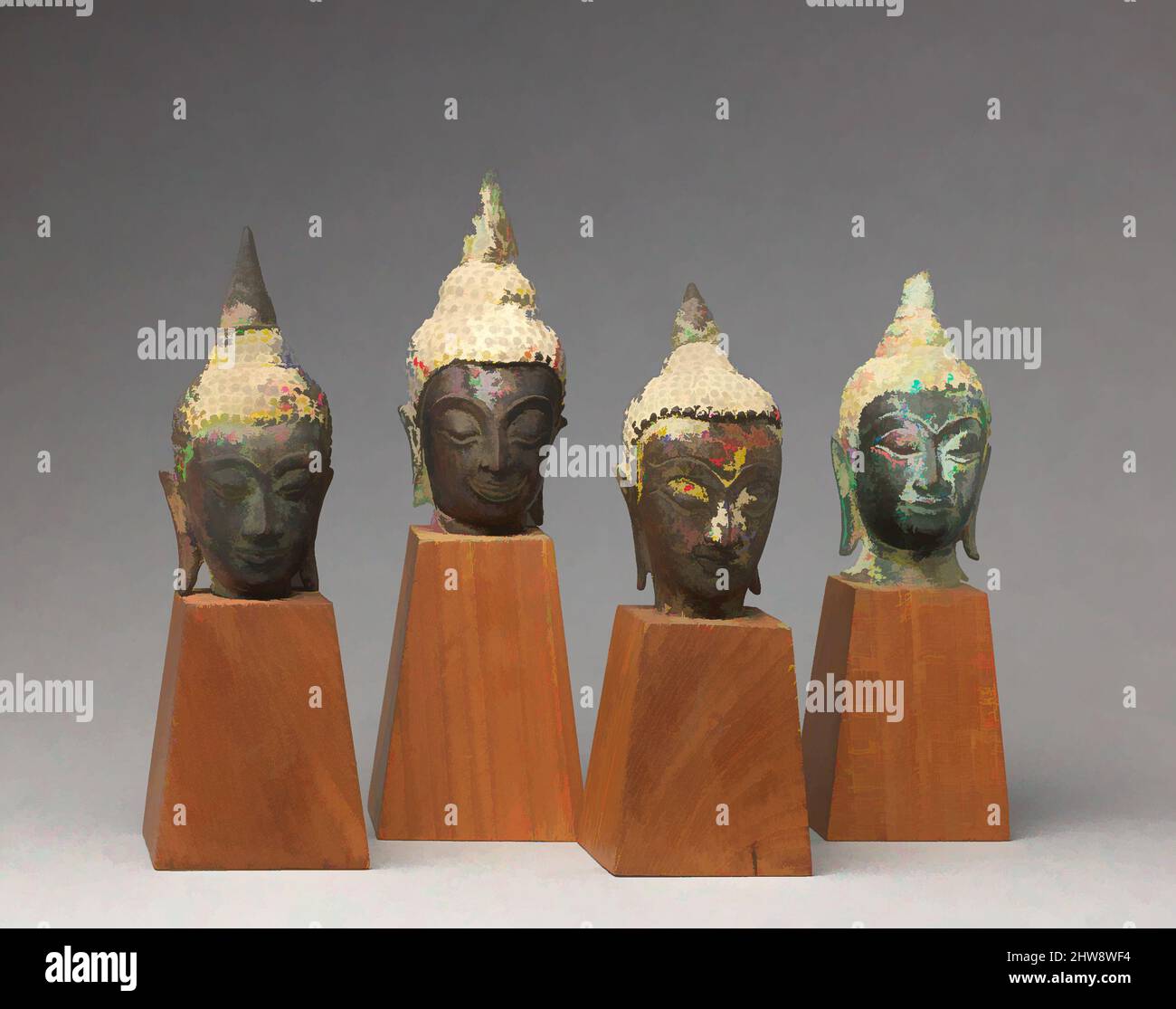 Art inspired by Head of the Buddha, late 18th–19th century, Thai ...