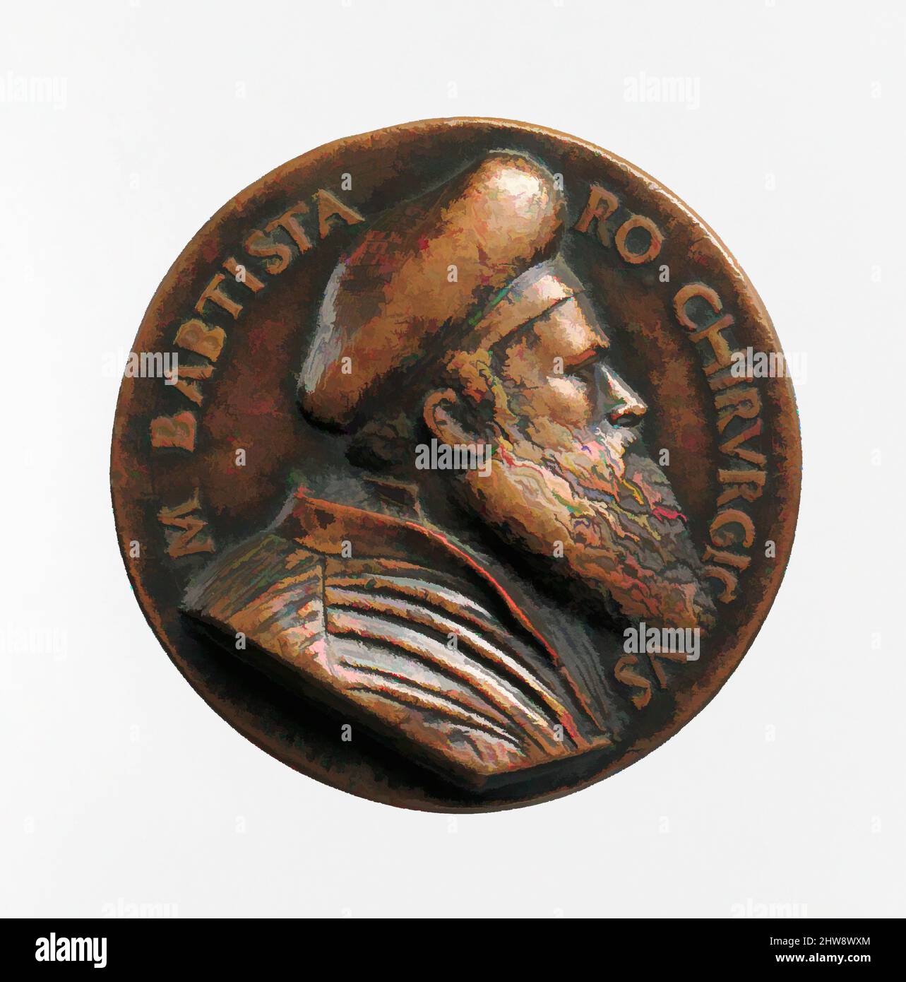 Art inspired by Portrait medal of Battista Vigo da Rapallo or Baptista ...