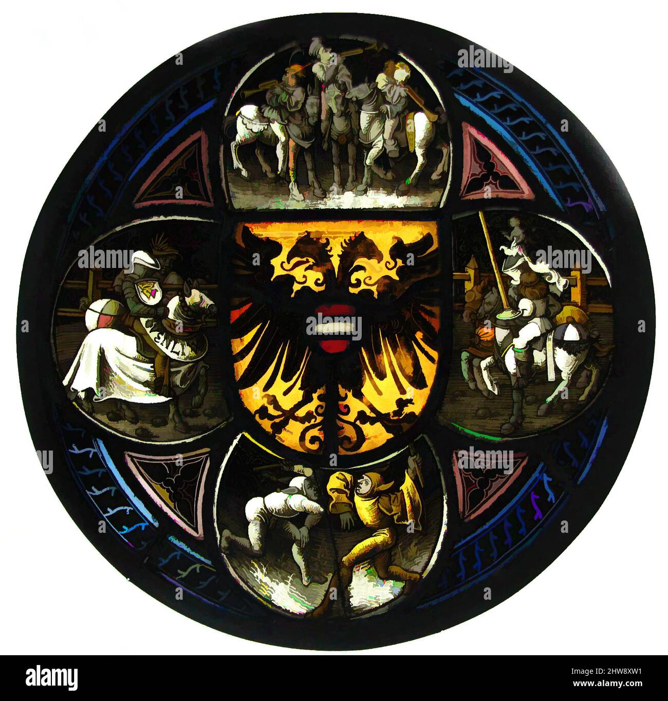 Secular stained glass hi-res stock photography and images - Alamy