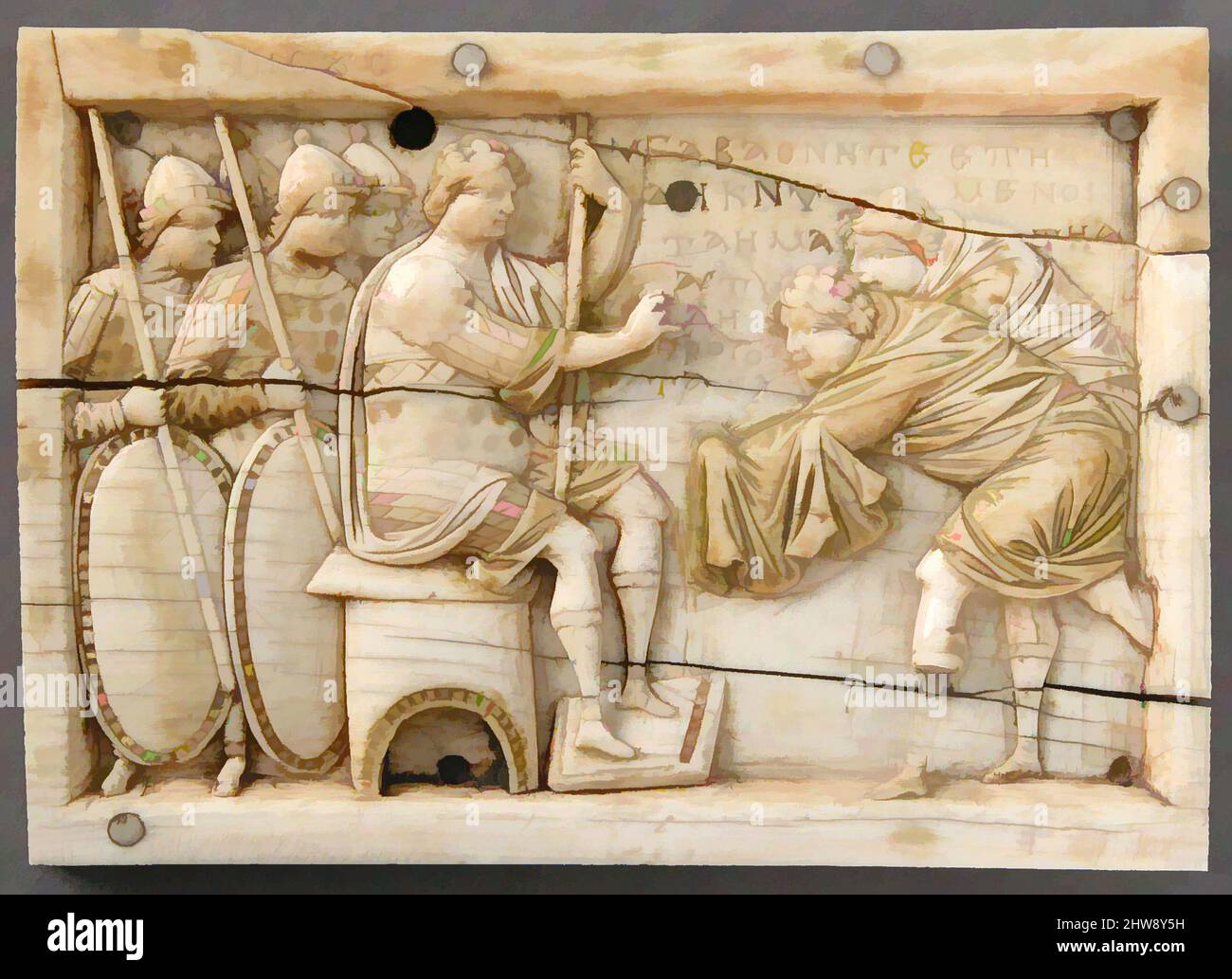 Art inspired by Plaque with Scenes from the Story of Joshua, 900–1000 ...