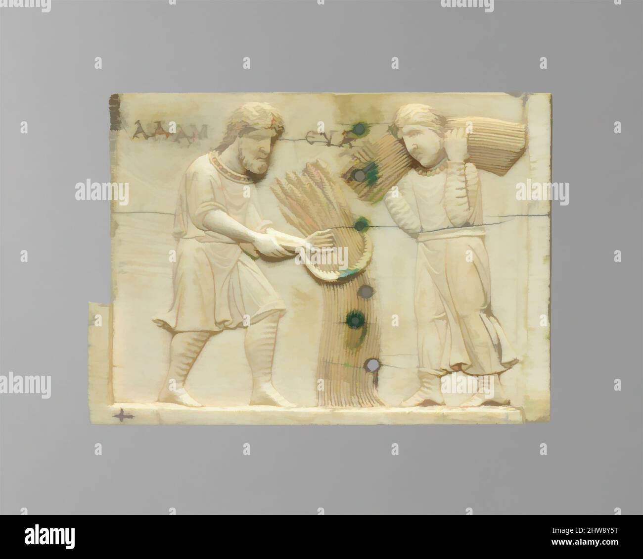 Art inspired by Panel from an Ivory Casket with the Story of Adam and ...