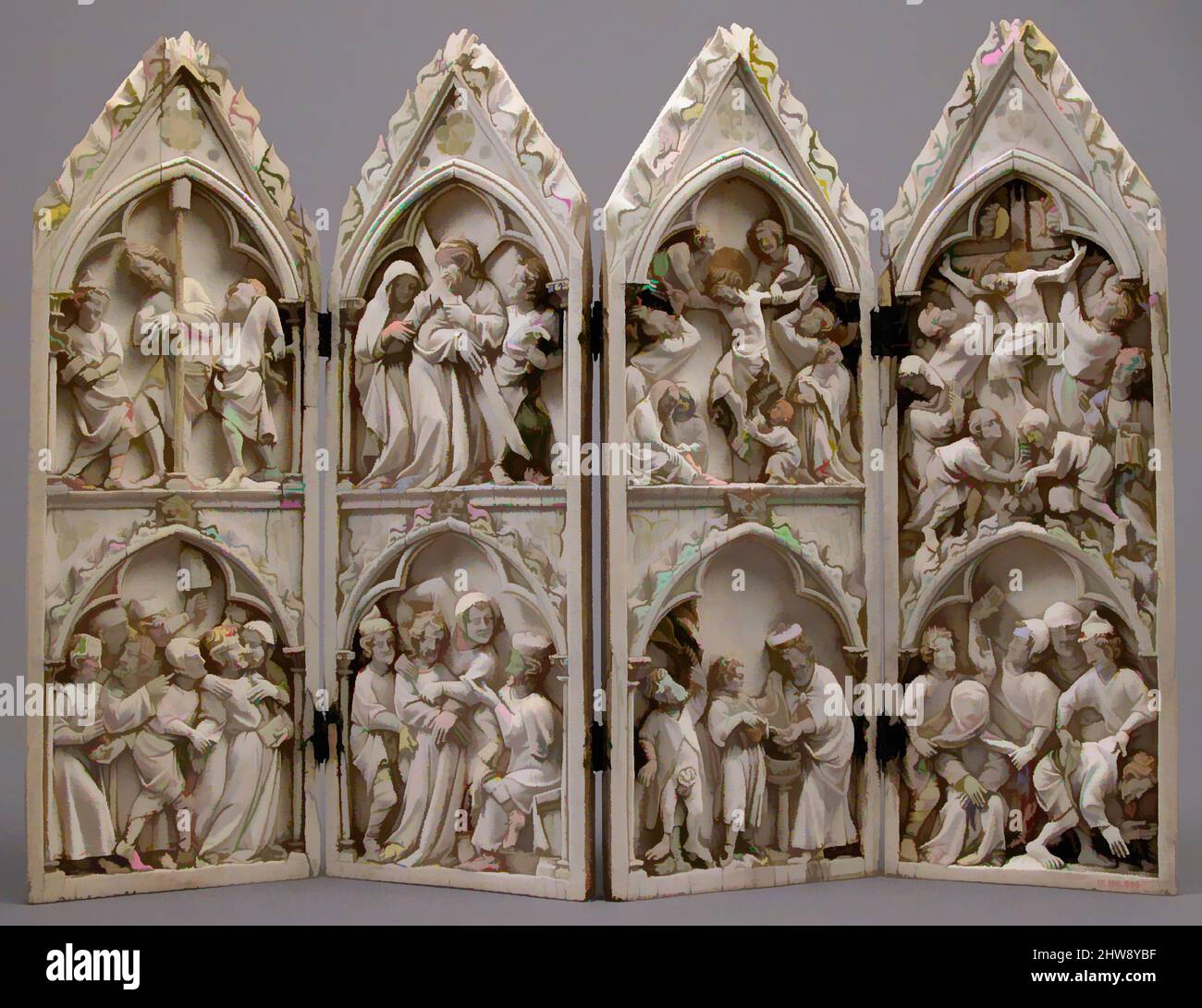 Art inspired by Polyptych with Scenes from Christ's Passion, ca. 1350 ...