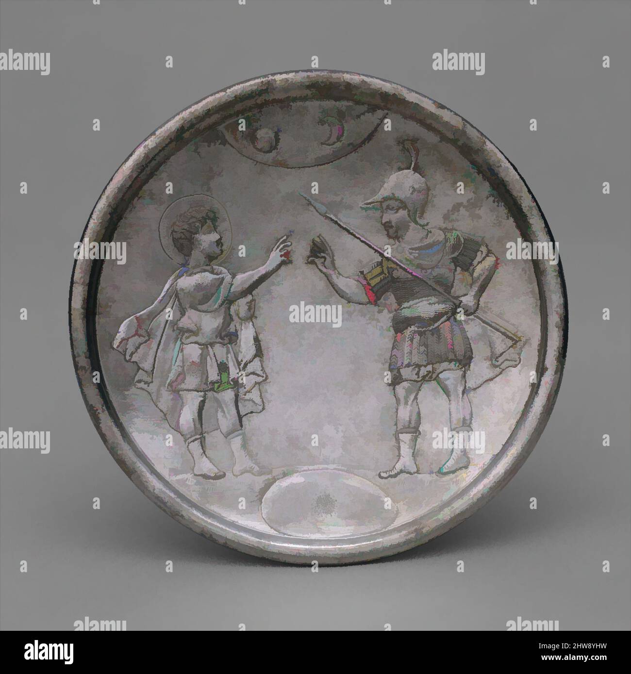 Art inspired by Plate with David's Confrontation with Eliab, 629–630 ...