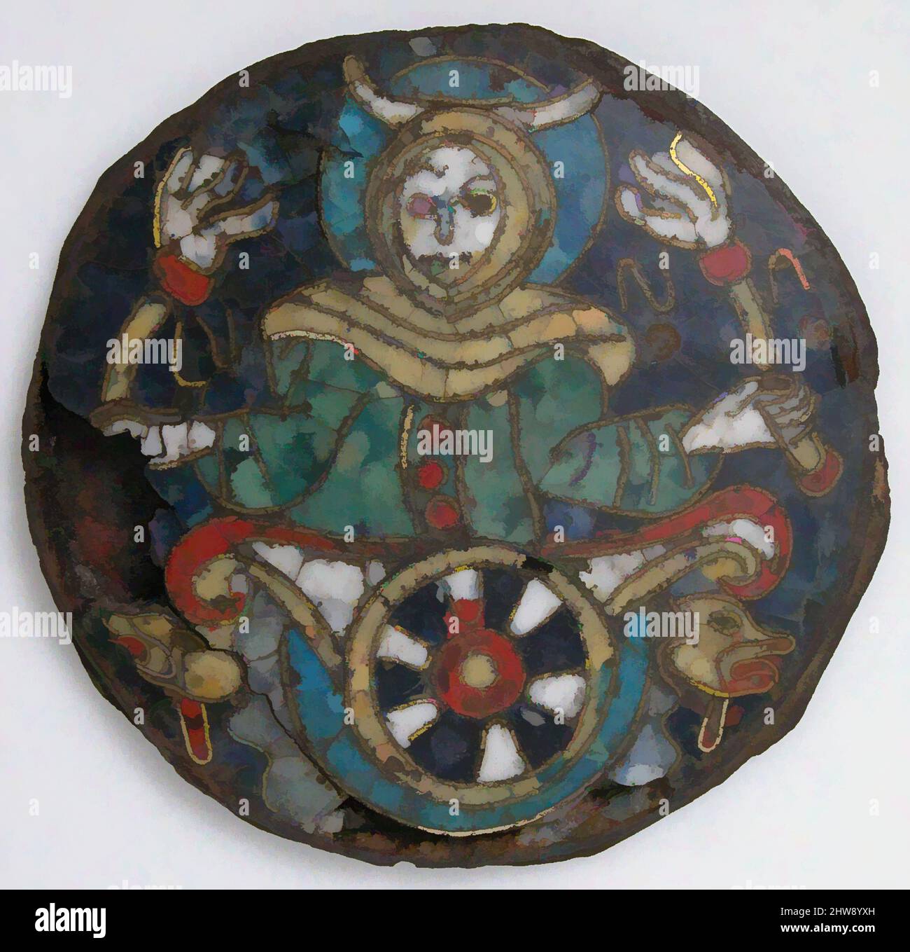 Art inspired by Roundel with a Personification of the Moon, ca. 860–890 ...