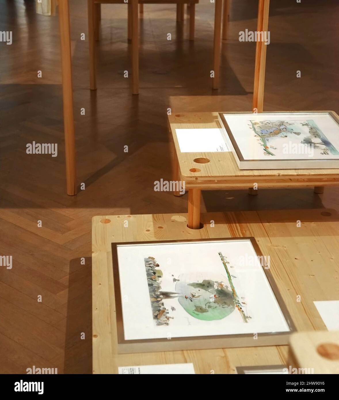 Beautiful art collection of the MKG museum fuer Kunst und Gewerbe in Hamburg in Germany ...