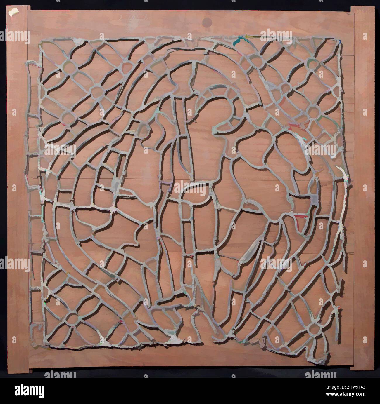 Art inspired by Leading for Stained Glass window with Flagellation ...