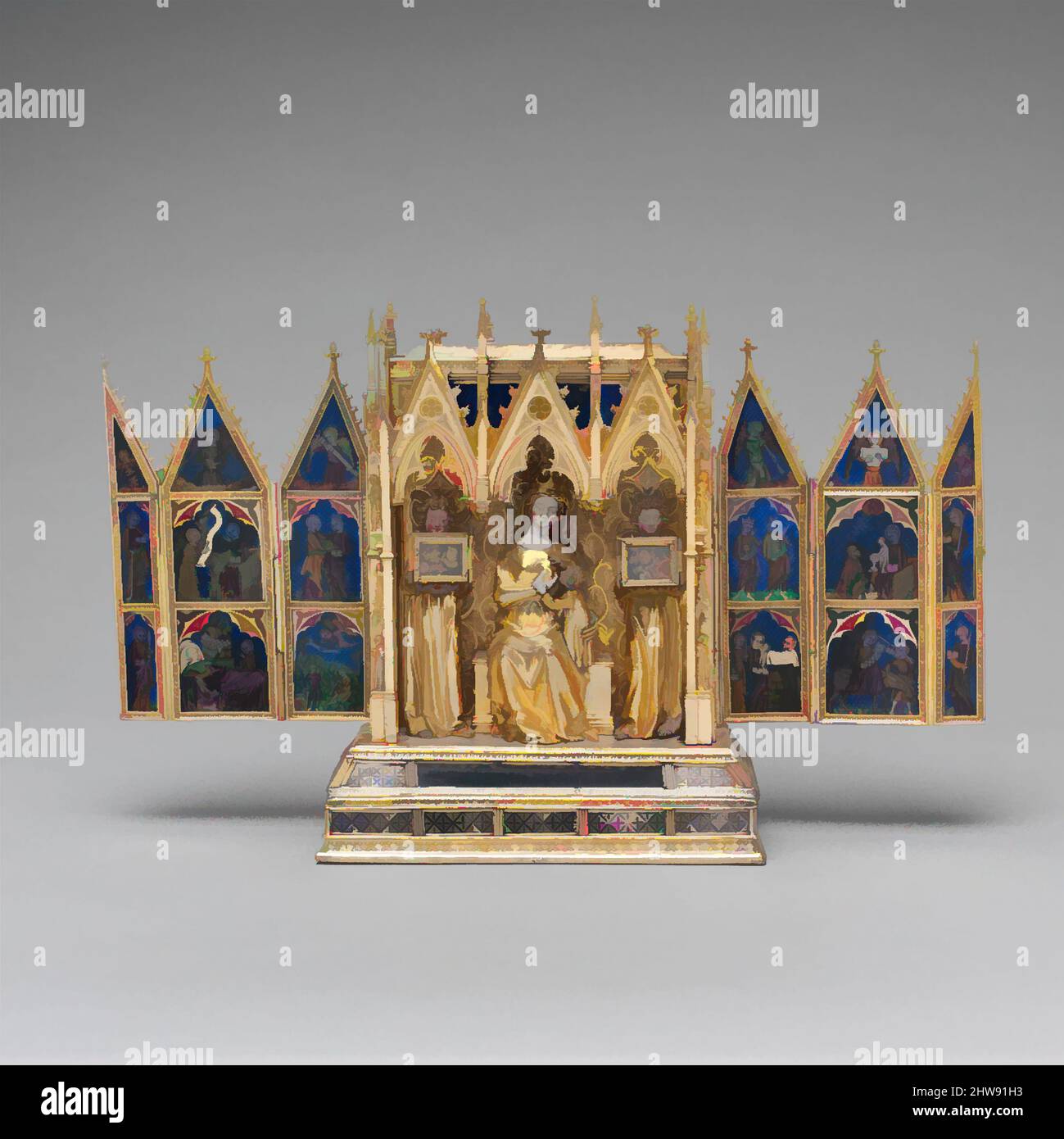 Art inspired by Reliquary Shrine, ca. 1325–50, Made in Paris, France ...