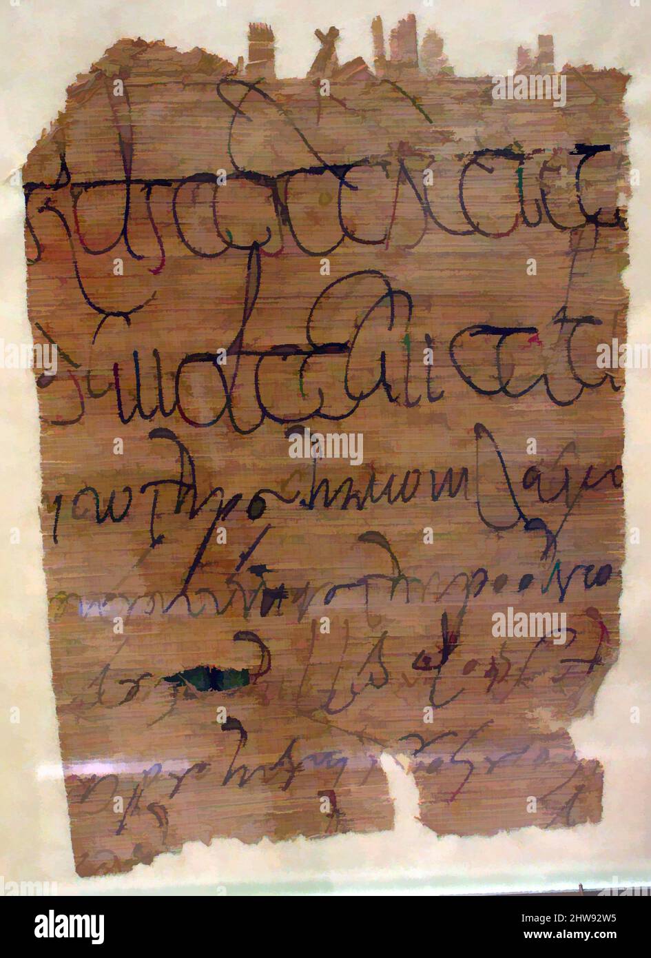 Art inspired by Papyrus fragment, 4th century B.C.–A.D. 6th century or ...