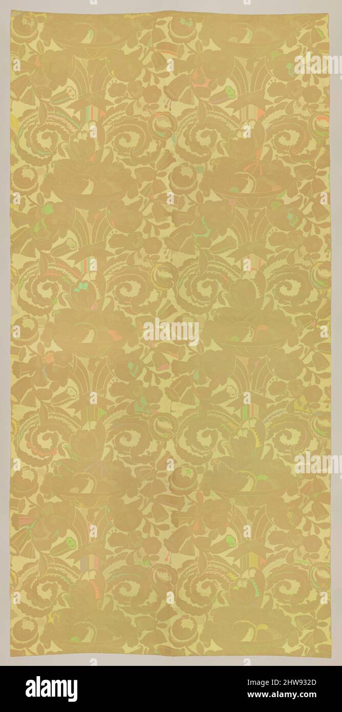 Art inspired by Abundance' Textile, Designed ca. 1911; manufactured ...