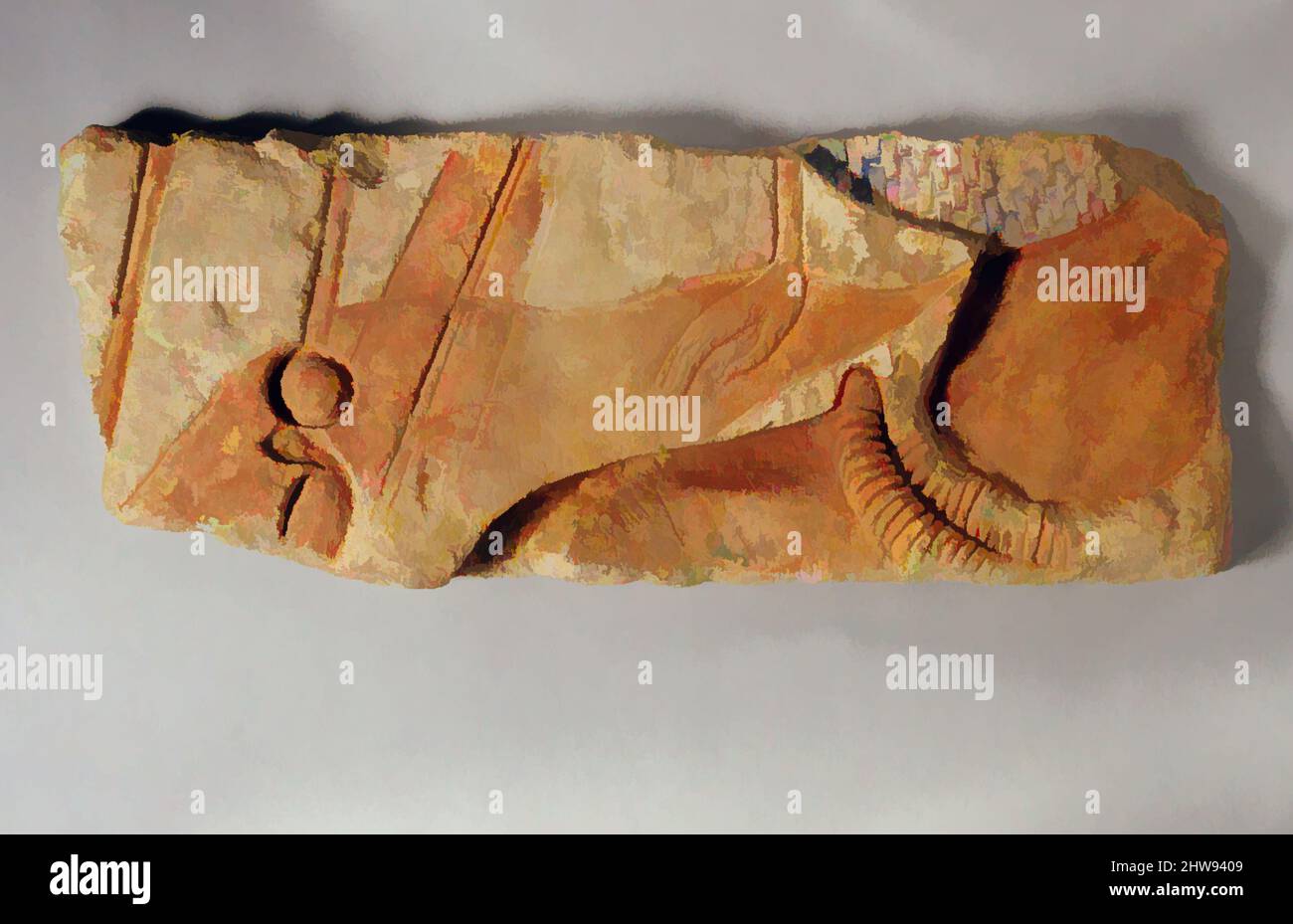 Art inspired by Relief with royal male wearing gold of honor, New ...