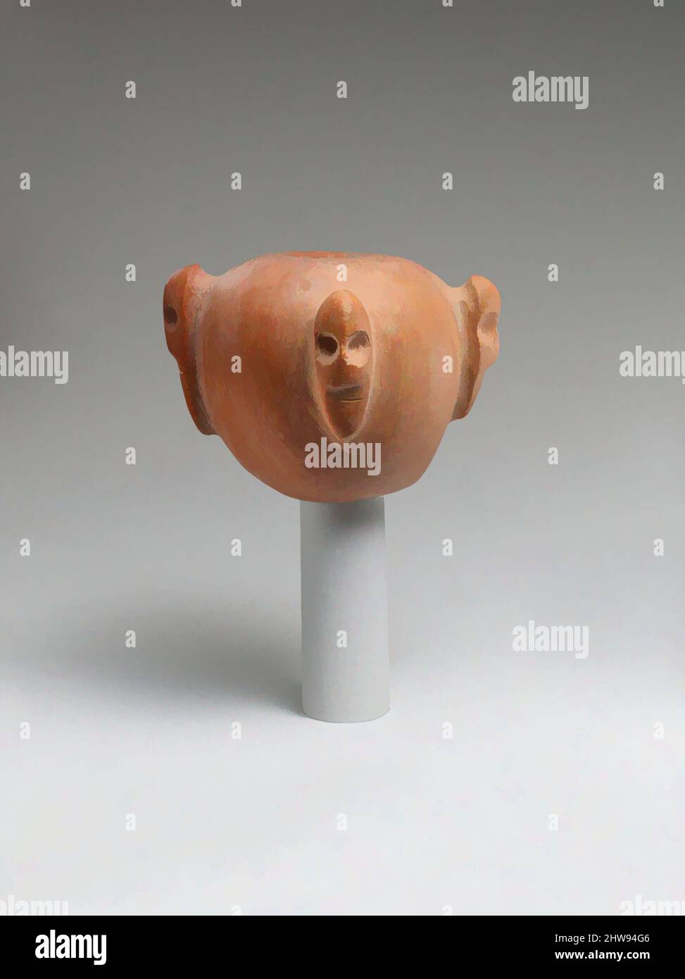 Art inspired by Piriform macehead with male faces, Predynastic, Naqada ...
