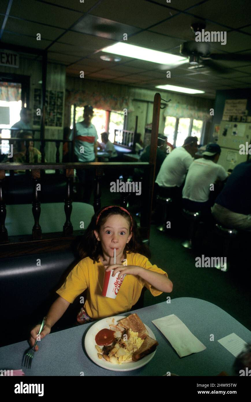 american food diner coca cola hamburger Stock Photo - Alamy