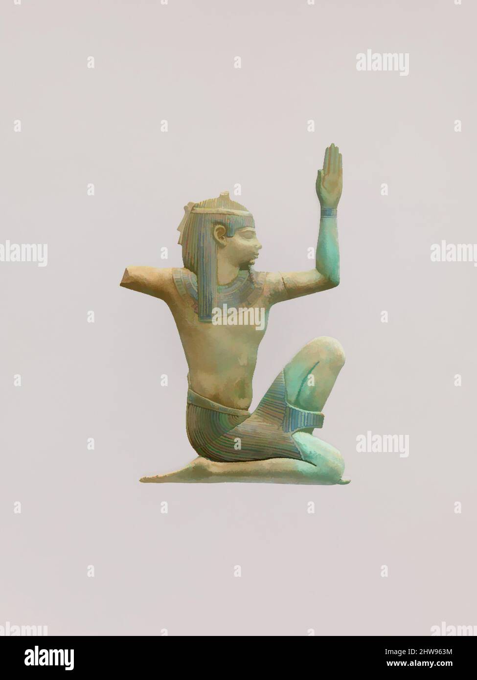 Art inspired by Inlay of the hieroglyphic sign 'heh' meaning 'millions ...