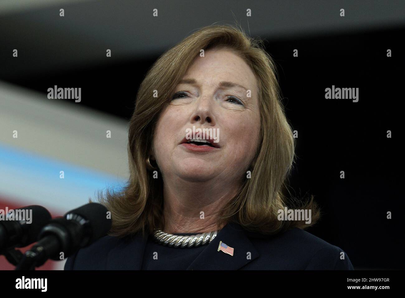 Washington DC, USA. 04th Mar, 2022. Barbara Humpton, CEO of Siemens ...