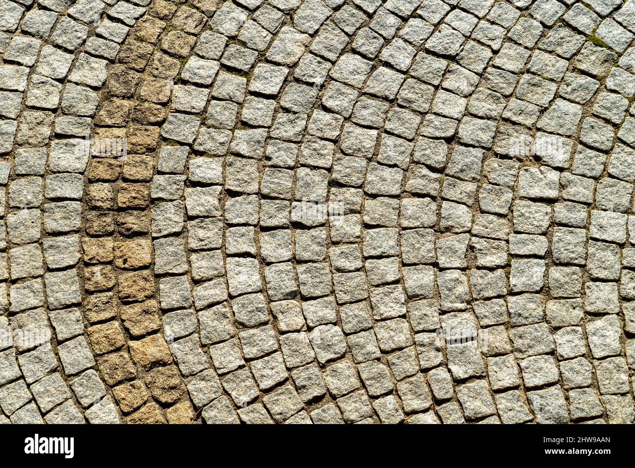 Details of the stone paving texture path Stock Photo - Alamy